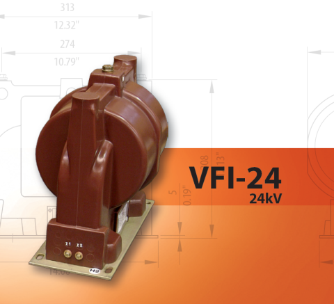 BALTEAU transformador de potencial VFI-24 para interiores