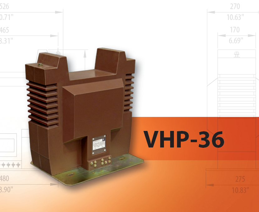 BALTEAU transformador de potencial VHP-36 para interiores
