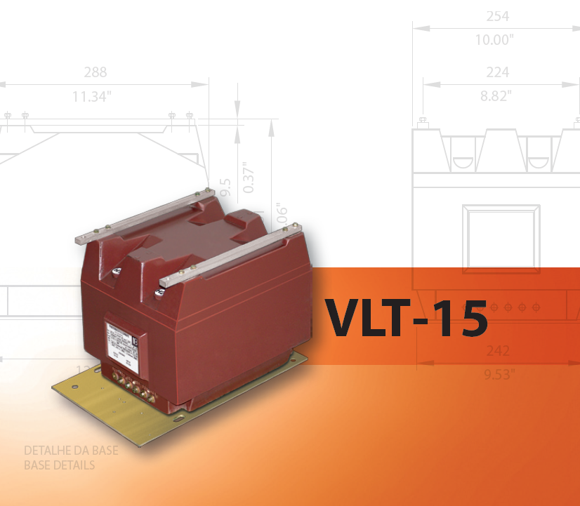 BALTEAU transformador de potencial VLT-15 para interiores